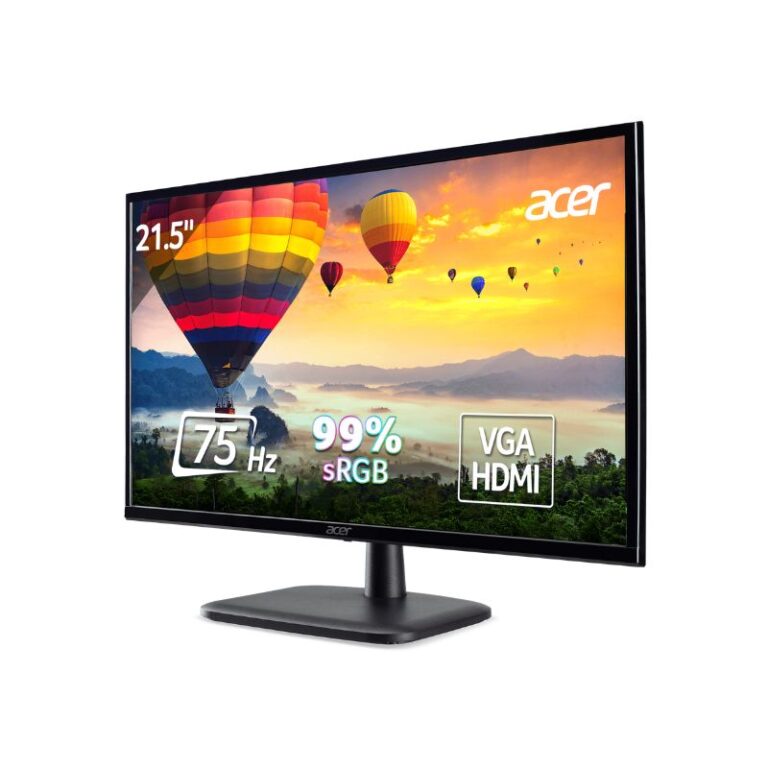 Acer EK221QH 22″ VA 1920×1080 100Hz VGA HDMI Monitor – Open Box New ...