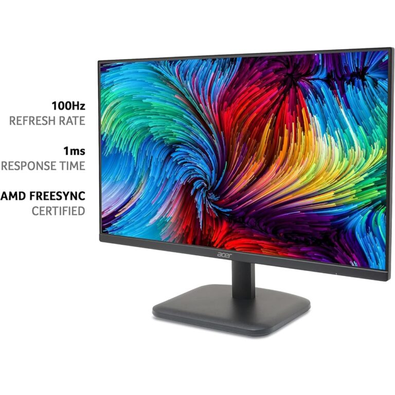 Acer EK241YE 24″ FHD IPS 100Hz VGA HDMI Monitor Vesa – 3 year Acer Wty ...