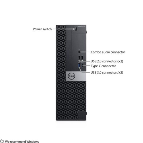 Dell Optiplex 5070 SFF i7 9700 Cores 8 Up to 4.7Ghz 16GB DDR4 256GB ...