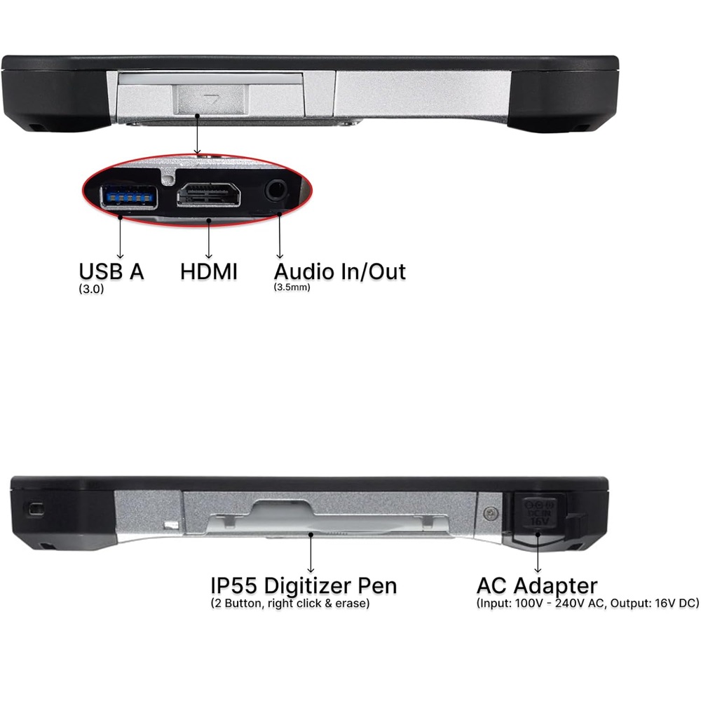 A1 Button PANASONIC FZ-G1 TOUGHPAD MK4 Diagnostic Tab 10.1" Intel I5 ...